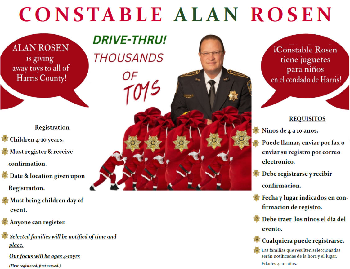 Constable Alan Rosen – Harris County Constable's Office Precinct 1